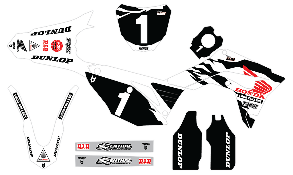 JMC | BW | HONDA Motocross Graphics – Merge Decals