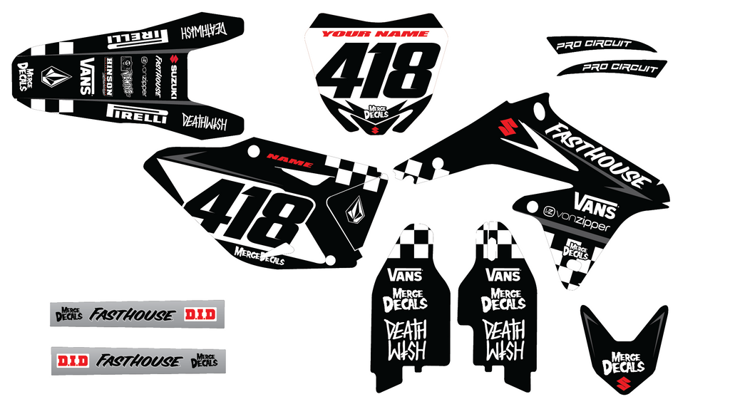 FASTHOUSE | CHECK - Suzuki Motocross Graphics – Merge Decals