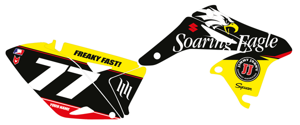 SOARING EAGLE | YEL - Suzuki Motocross Graphics – Merge Decals