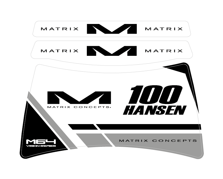MATRIX M64 STAND DECALS | VISION – Merge Decals