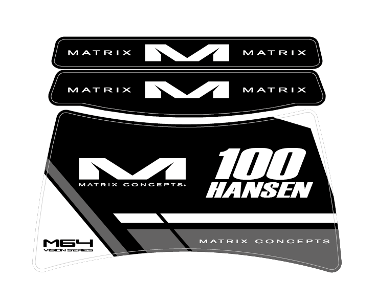 MATRIX M64 STAND DECALS | VISION – Merge Decals