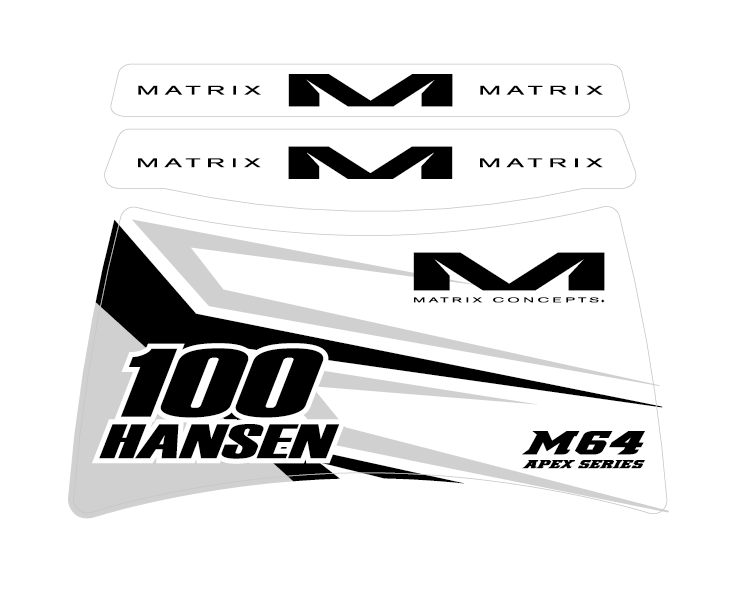 MATRIX M64 STAND DECALS | APEX – Merge Decals