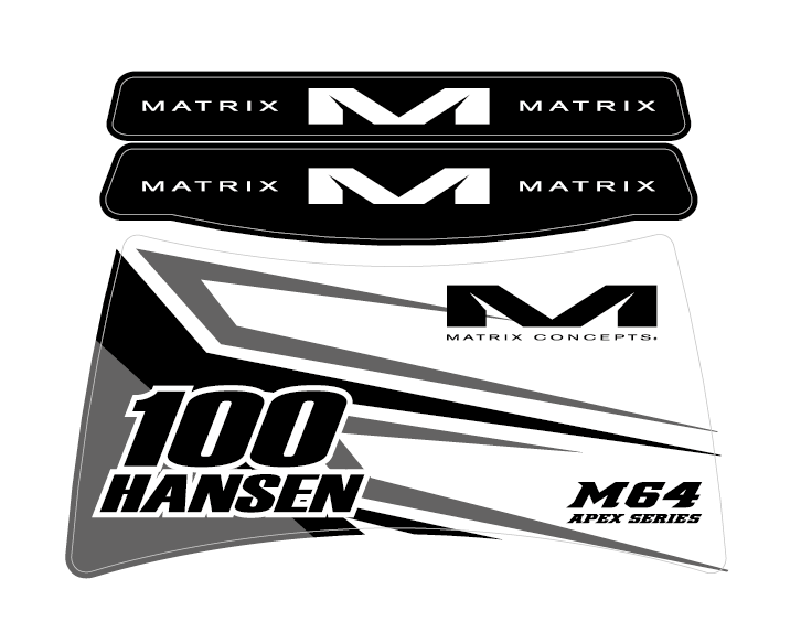 MATRIX M64 STAND DECALS | APEX – Merge Decals
