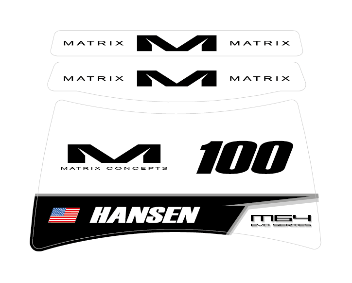 MATRIX M64 STAND DECALS | EVO – Merge Decals