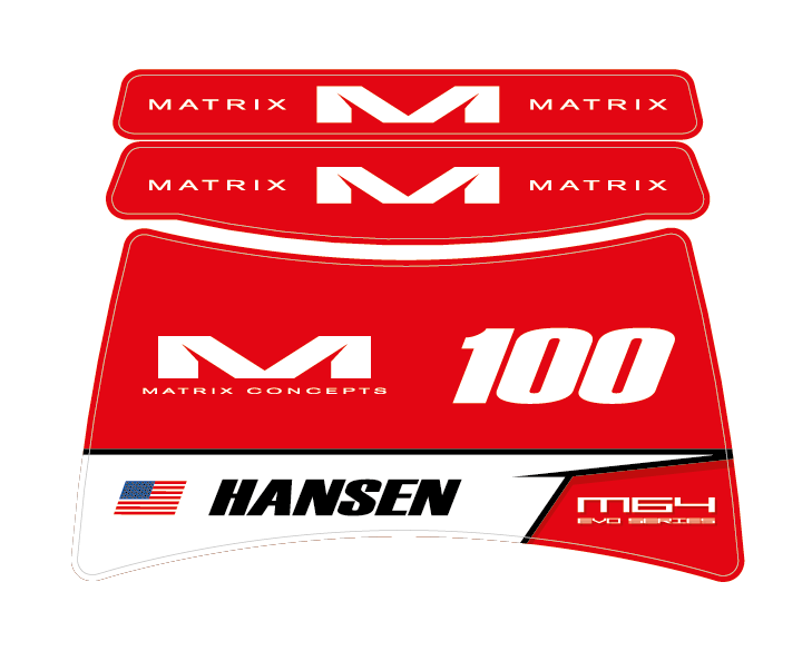 MATRIX M64 STAND DECALS | EVO – Merge Decals