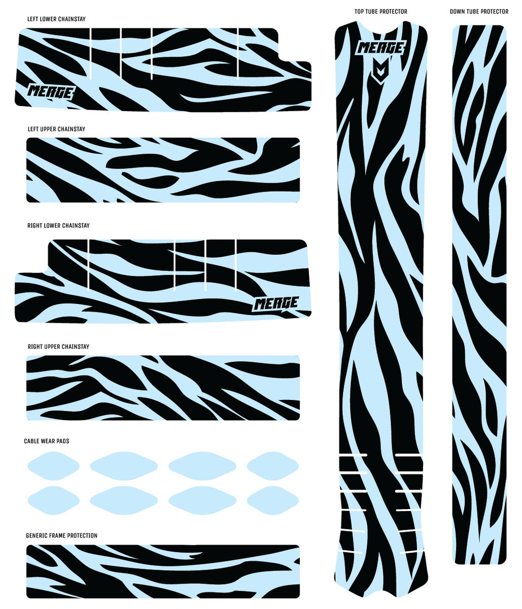 CLEAR FRAME | ZEBRA – Merge Decals