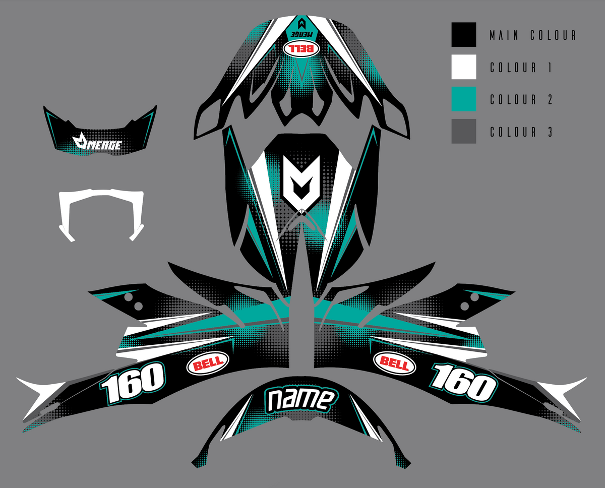 FADE | MOTO 9 / FLEX – Merge Decals
